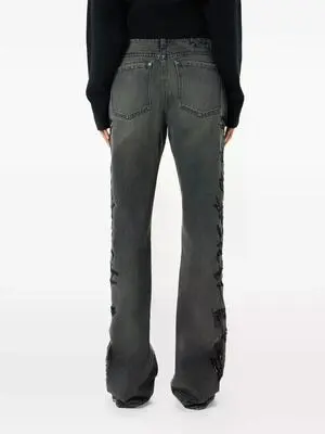 Blumarine Zebra Embroidered Jeans