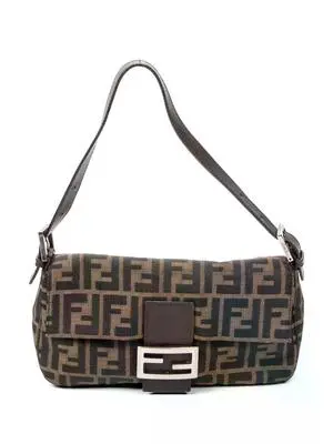 Fendi Zucca Baguette Shoulder Bag
