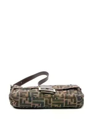 Fendi Zucca Baguette Shoulder Bag