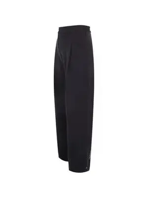 A PAPER KID Crystal-embellished Pleated Trousers