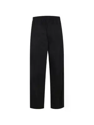 A PAPER KID Crystal Embellished Cotton Trousers