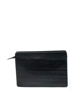 LOUIS VUITTON Textured Clutch Bag
