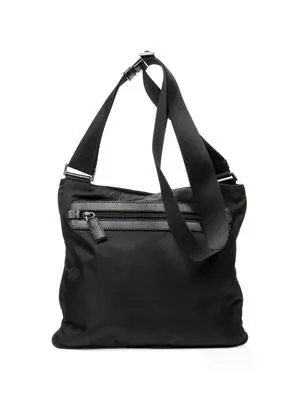 Prada Logo-plaque Shoulder Bag
