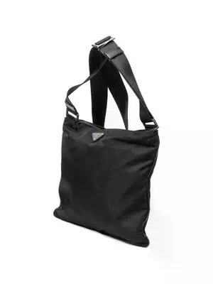 Prada Logo-plaque Shoulder Bag