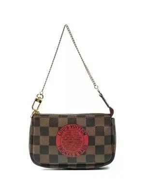LOUIS VUITTON Damier Ebène Check-pattern Shoulder Bag