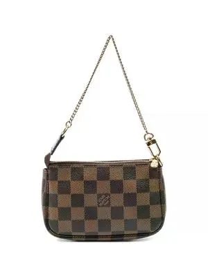 LOUIS VUITTON Damier Ebène Check-pattern Shoulder Bag