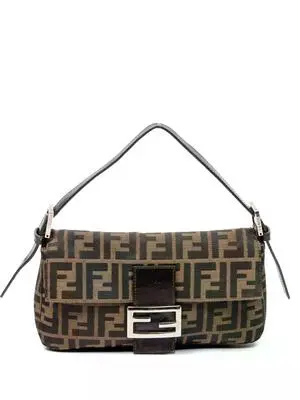 Fendi Baguette Logo-plaque Shoulder Bag