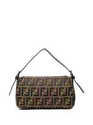 Fendi Baguette Logo-plaque Shoulder Bag