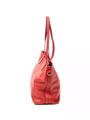 Prada Logo Plaque Tote Bag