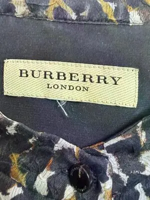Burberry Multicolor Leopard-print Belted Dress