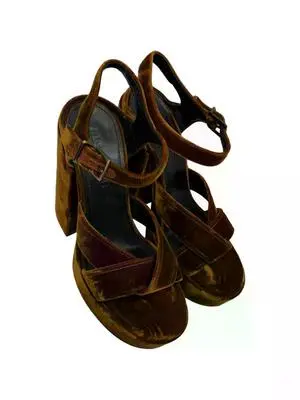 JIL SANDER Twisted Platform Sandals