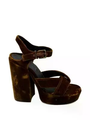 JIL SANDER Twisted Platform Sandals