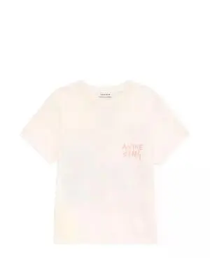 ANINE BING Shelley Graphic Print T-shirt - Neutrals