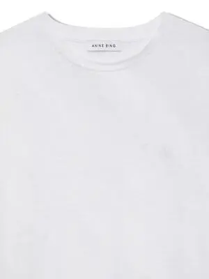 ANINE BING Cade Logo-embroidered T-shirt
