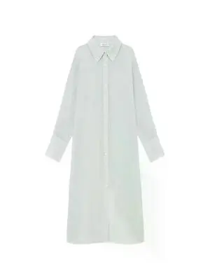 ANINE BING Noemi Striped Shirt Dress - Green