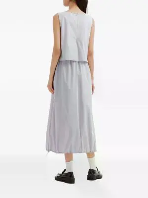 TOUT A COUP Ruched Drawstring-hem Maxi Dress