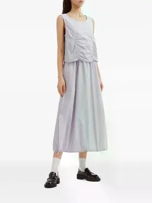 TOUT A COUP Ruched Drawstring-hem Maxi Dress