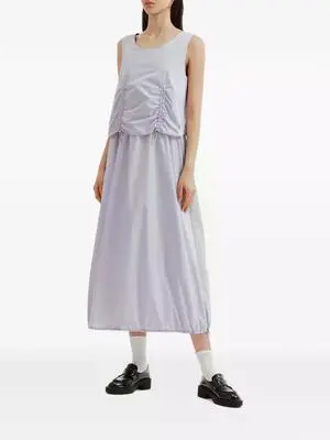 TOUT A COUP Ruched Drawstring-hem Maxi Dress