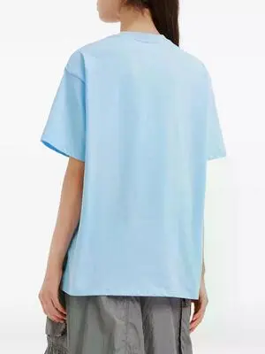 MINI CREAM Slogan Print T-shirt