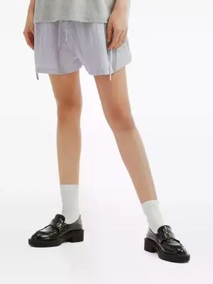 B+AB Drawstring Waist Side-tie Mini Shorts