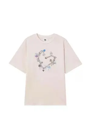 B+AB Charm Print T-shirt - Pink
