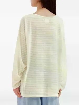 B+AB Striped Long Sleeve Graphic T-shirt
