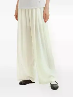 TOUT A COUP Elasticated Waistband Wide-leg Trousers