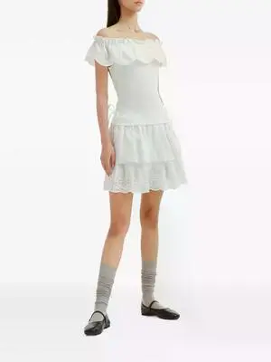 TOUT A COUP Broderie Anglaise Tiered Skirt