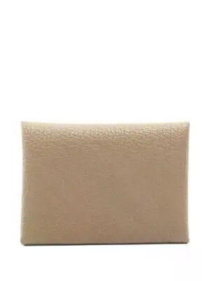 Hermès 2024 Calviduo Coin Purse - Neutrals
