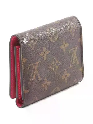LOUIS VUITTON 2019 Victorine Monogram Vivienne Trifold Wallet - Brown
