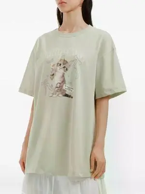 B+AB Cat Print T-shirt