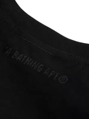 A BATHING APE Bee Logo-embroidered Cotton T-shirt