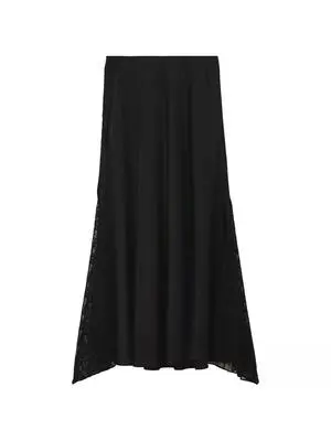 TOUT A COUP Lace Insert Asymmetric Skirt