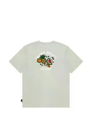 A BATHING APE Baby Milo® Store * Graphic Print Cotton T-shirt - Grey