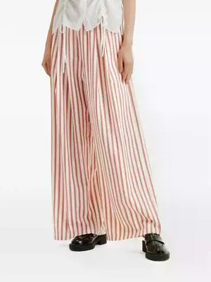 B+AB Striped Wide-leg Trousers