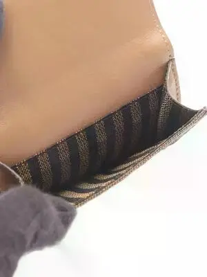 Fendi 2020s Baguette Zucca Trifold Wallet
