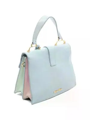 Miu Miu Madras Tote Bag