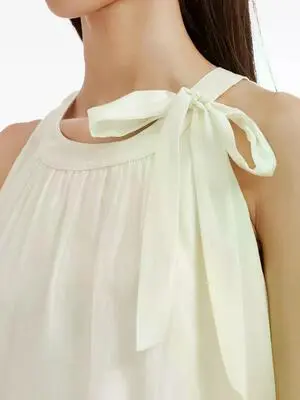 B+AB Bow Detail Sleeveless Blouse And Shorts Set