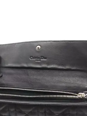Dior 2000s Cannage Bi-fold Wallet