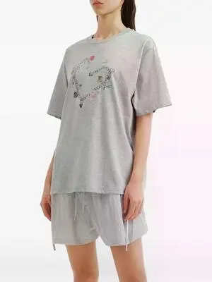 B+AB Heart Print T-shirt