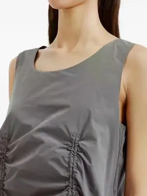 TOUT A COUP Ruched Drawstring Dress