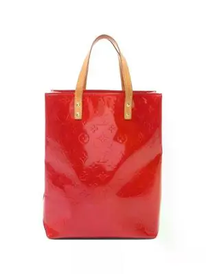 LOUIS VUITTON Monogram Vernis Tote Bag - Red