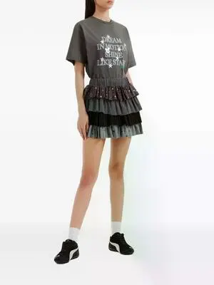 MINI CREAM Star Motif T-shirt