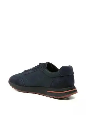 SERGIO MORETTI FIRENZE Panelled Suede Trim Sneakers