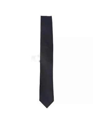 Karl Lagerfeld Geometric Jacquard Neck Tie - Blue