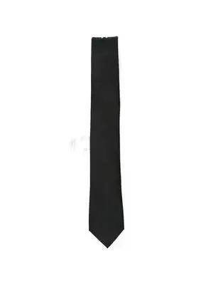 Karl Lagerfeld Embroidered Logo Neck Tie - Black