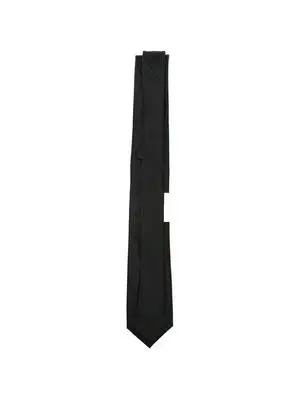 Karl Lagerfeld Embroidered Logo Neck Tie
