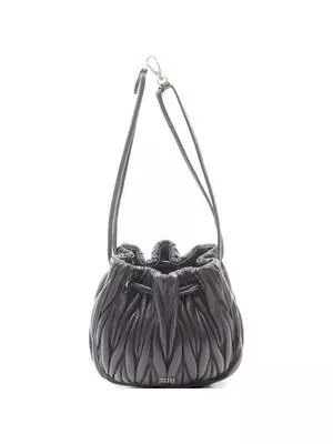 Miu Miu Matelassé Pouch Mini Bag - Black