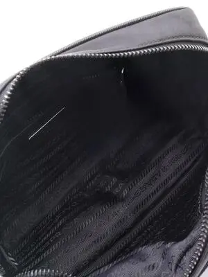 Prada Re-nylon Saffiano Leather Shoulder Bag