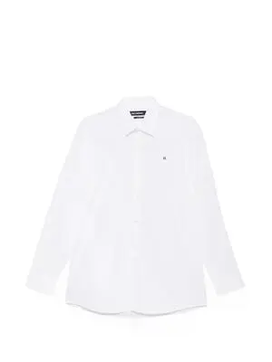 Karl Lagerfeld Logo-plaque Loose-fit Shirt - White